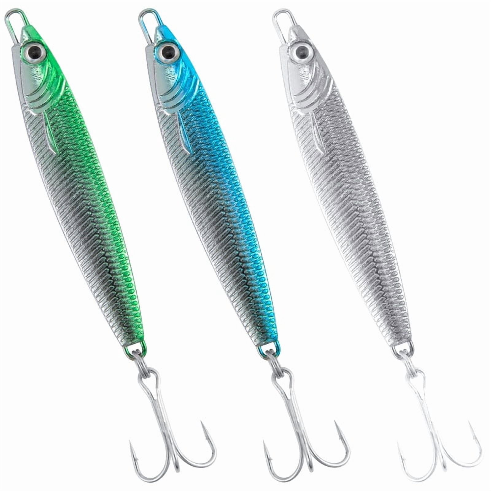 Dr.Fish Fishing Jigs Jigging Spoon Saltwater Fishing Lure Casting Metal ...