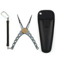 Dr.Fish Fishing Pliers Saltwater Aluminum Tool Hook Remover Braid ...