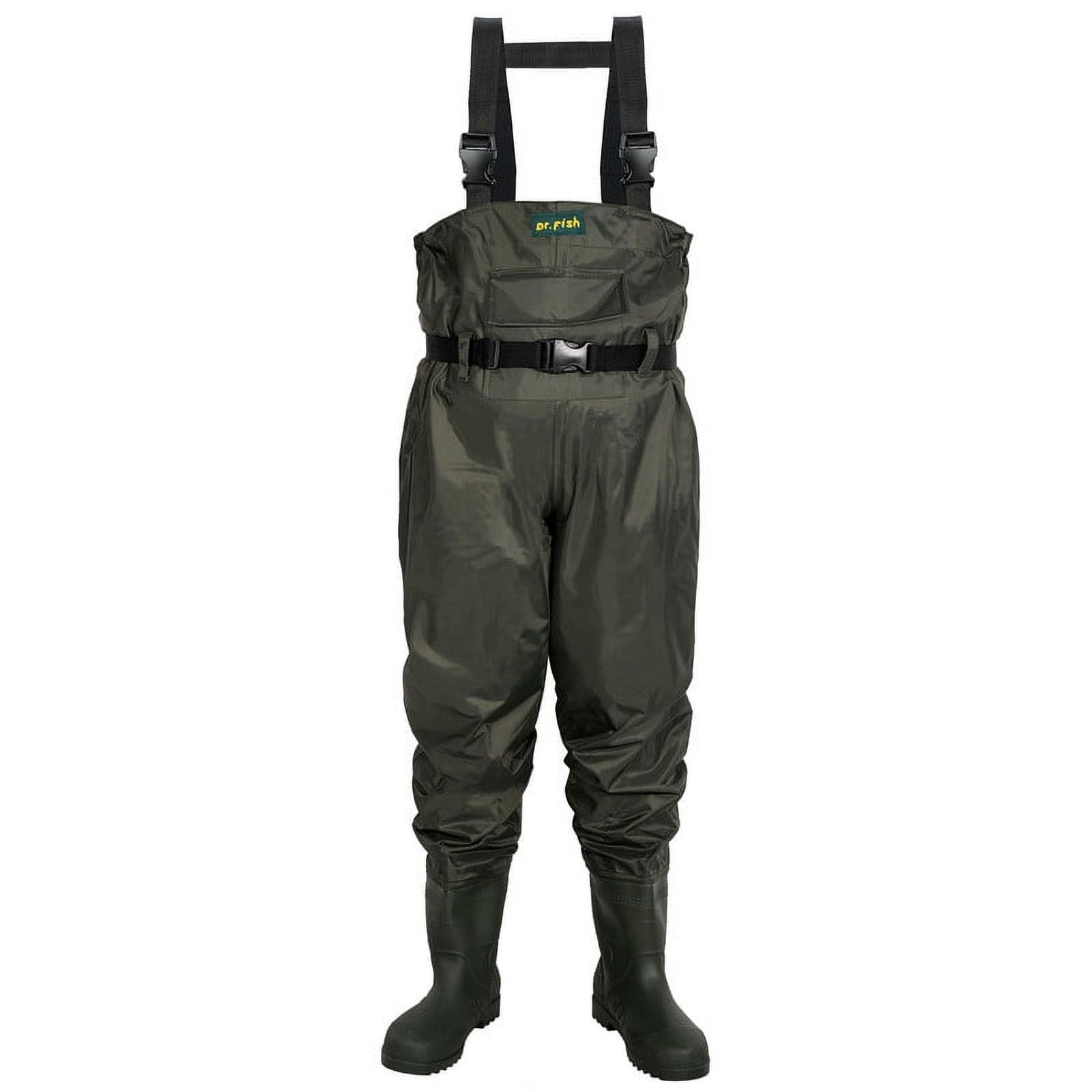 Dr.Fish Fishing Waders US Size 7 Include Simple Repair Kit Waterpoof ...