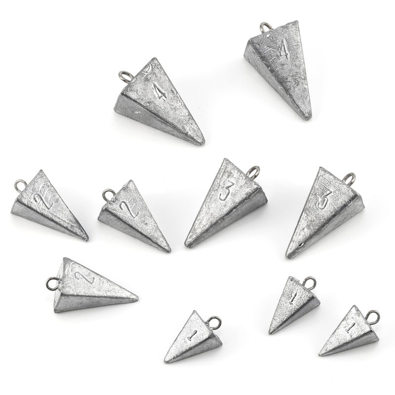Dr.Fish Pyramid Sinkers Assortment Fishing Weights Fishing Sinkers ...
