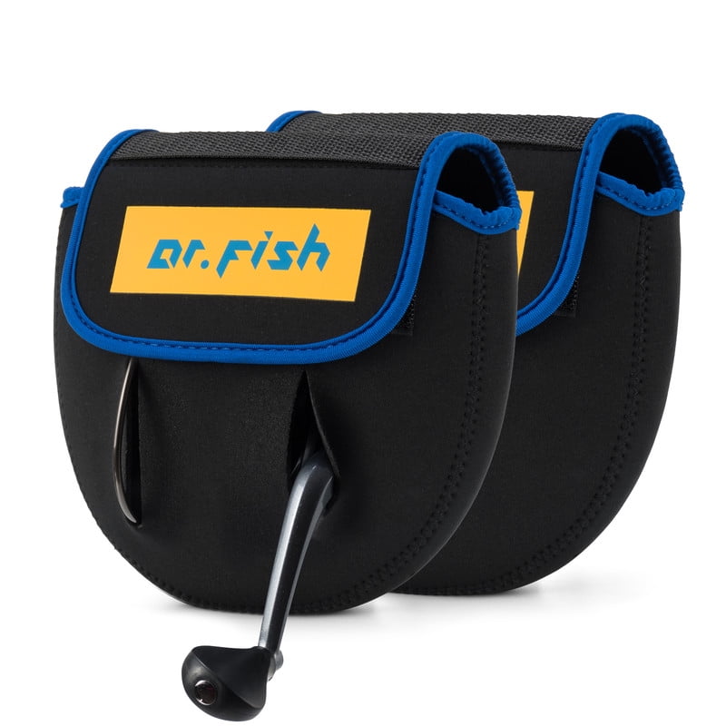 Dr.Fish Spinning Fishing Reel Cover, Fits 1000-6000+, Neoprene Bag with ...