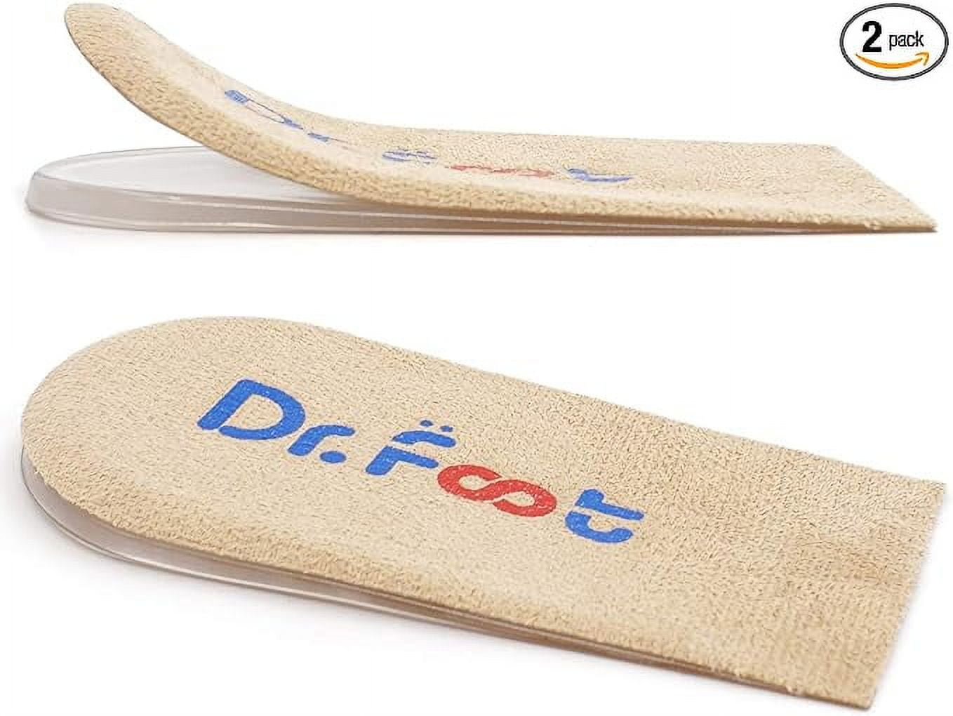 Dr.Foot Adjustable Orthopedic Heel Lift Inserts, Height Increase Insole ...