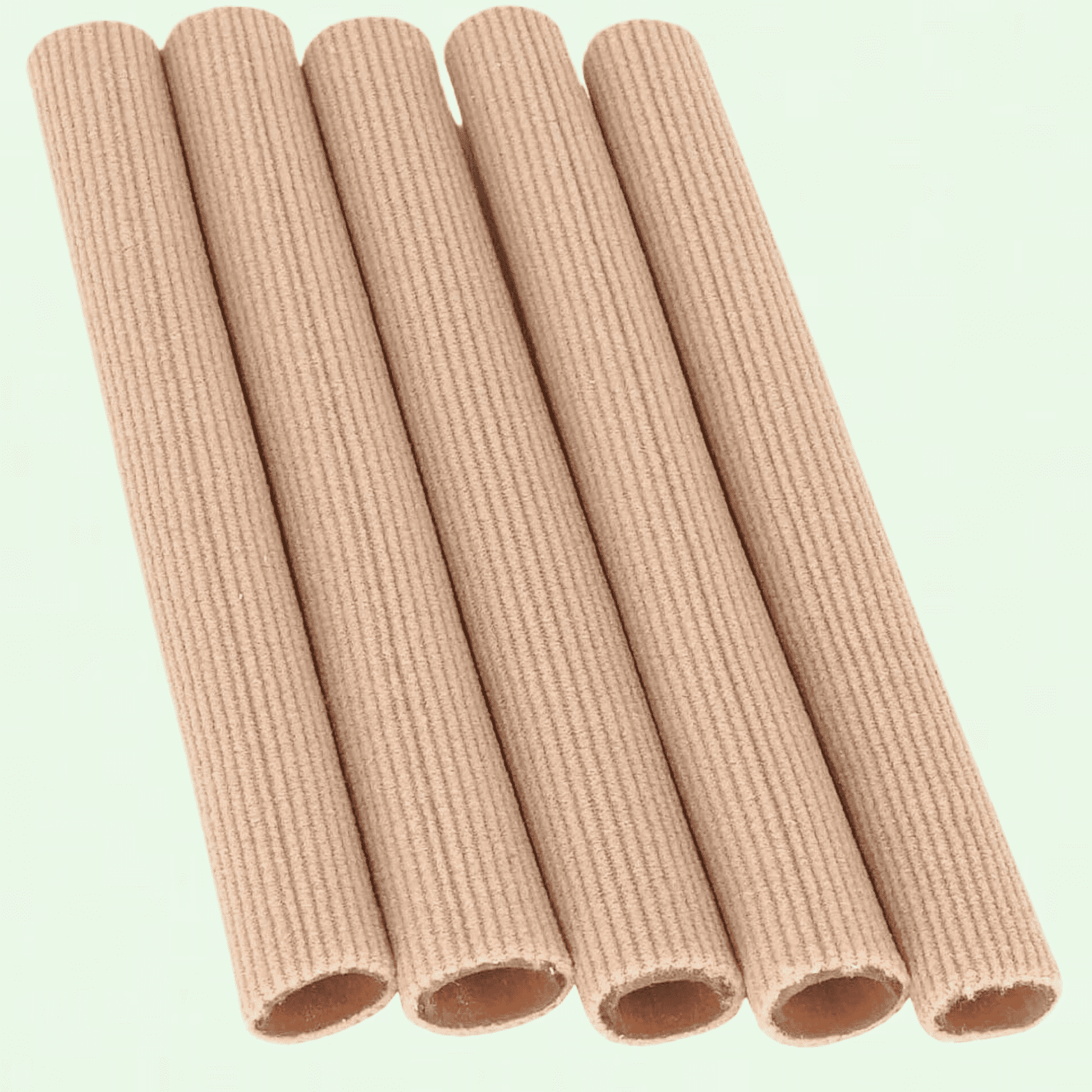 Dr. Foot's Toe Tubes, 5-Pack, Small 1/2'' Diameter, Toe Protectors for Corns, Calluses, Blisters ...