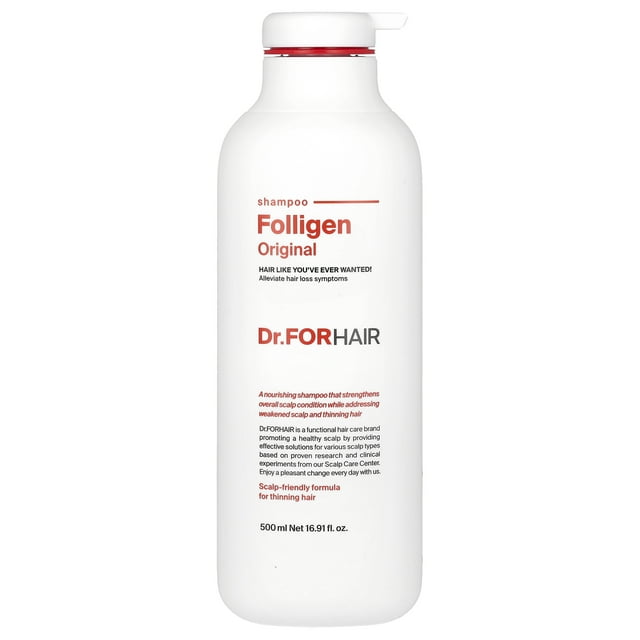 Dr ForHair Folligen Shampoo 16.91 fl oz 500 ml - Deep Scalp Treatment ...