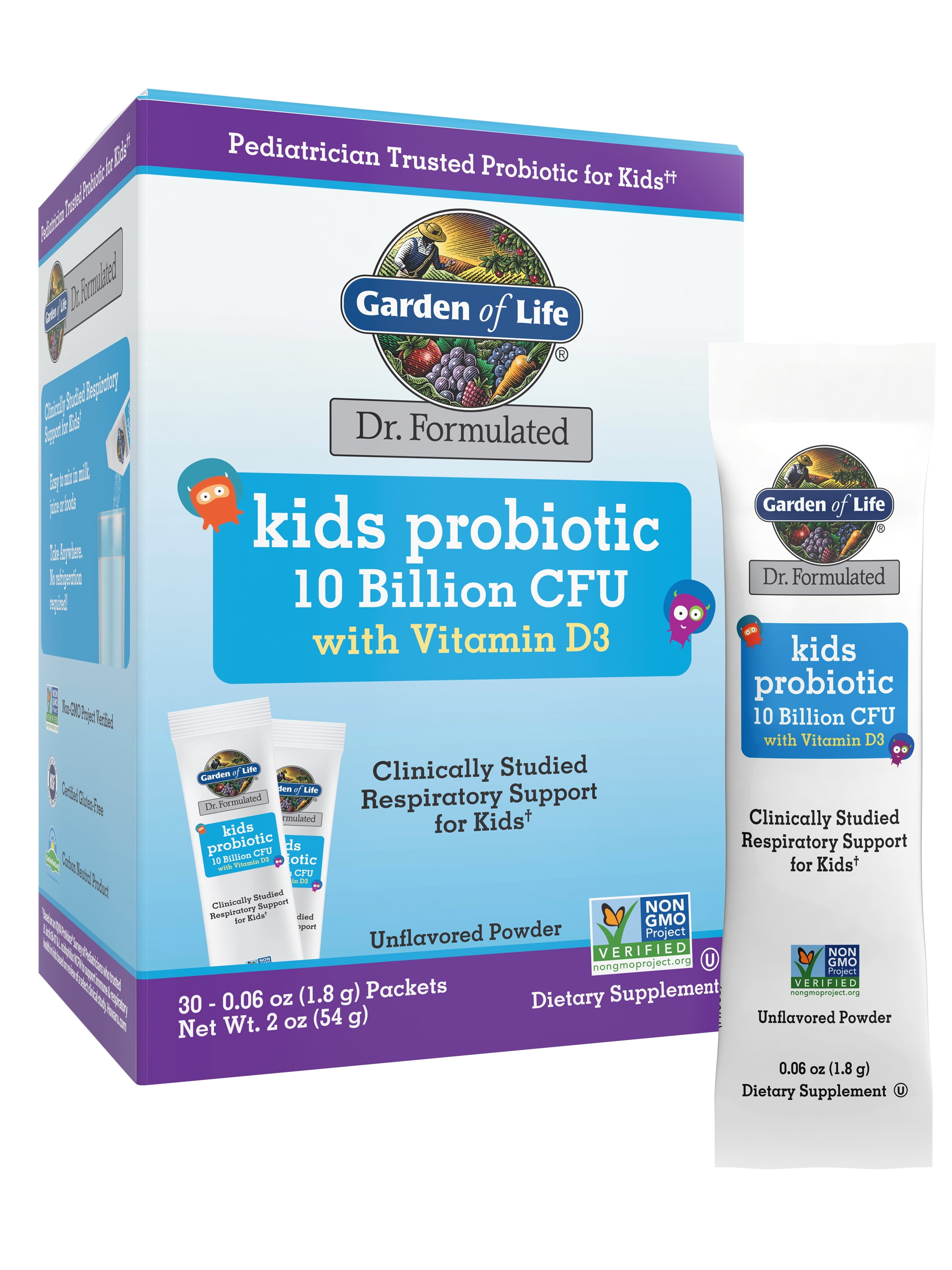 Dr. Formulated Kids Probiotic + Vitamin D (30ct Carton) (12/3pk ...