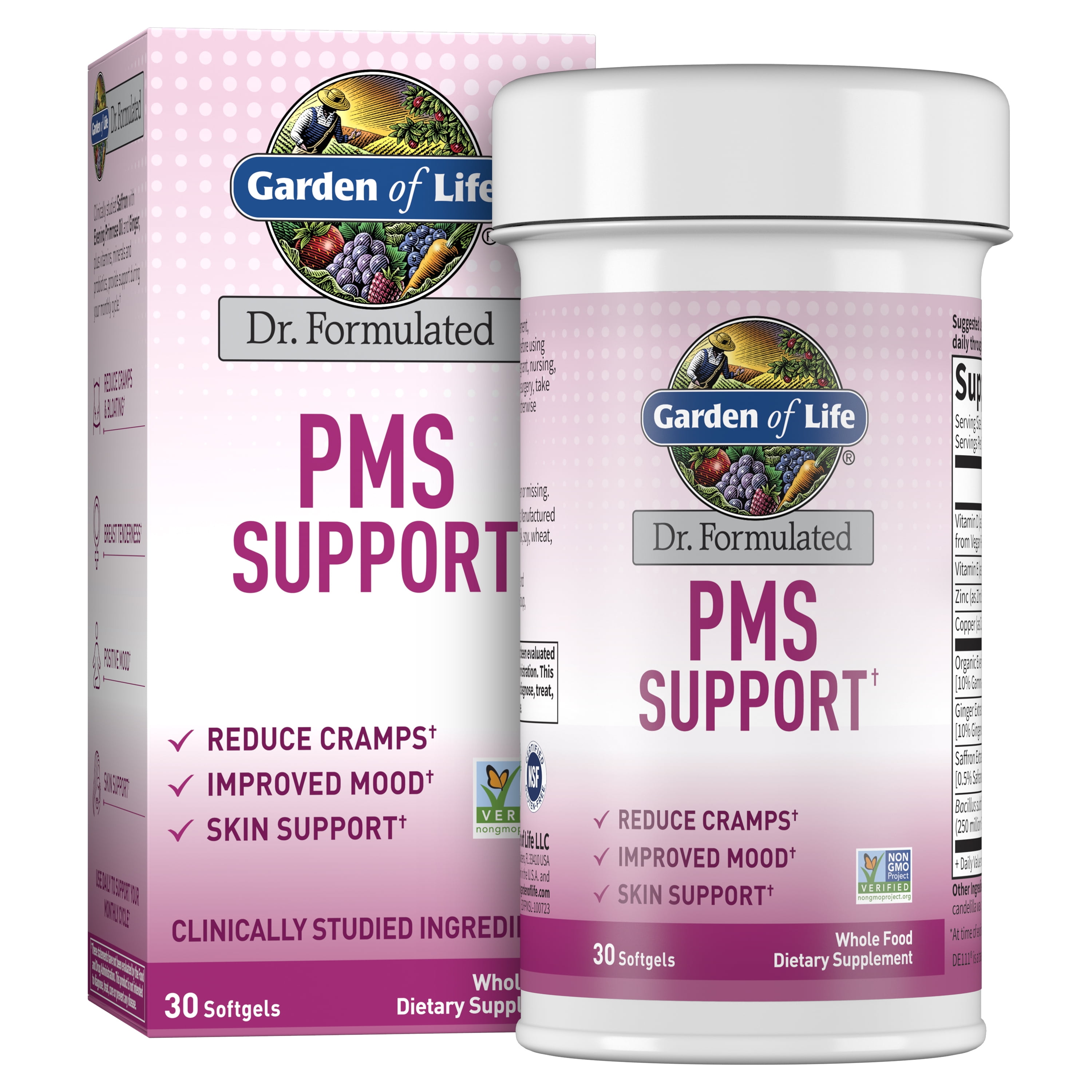 Dr. Formulated Women's Monthly Balance PMS Support Softgels - Cramp ...