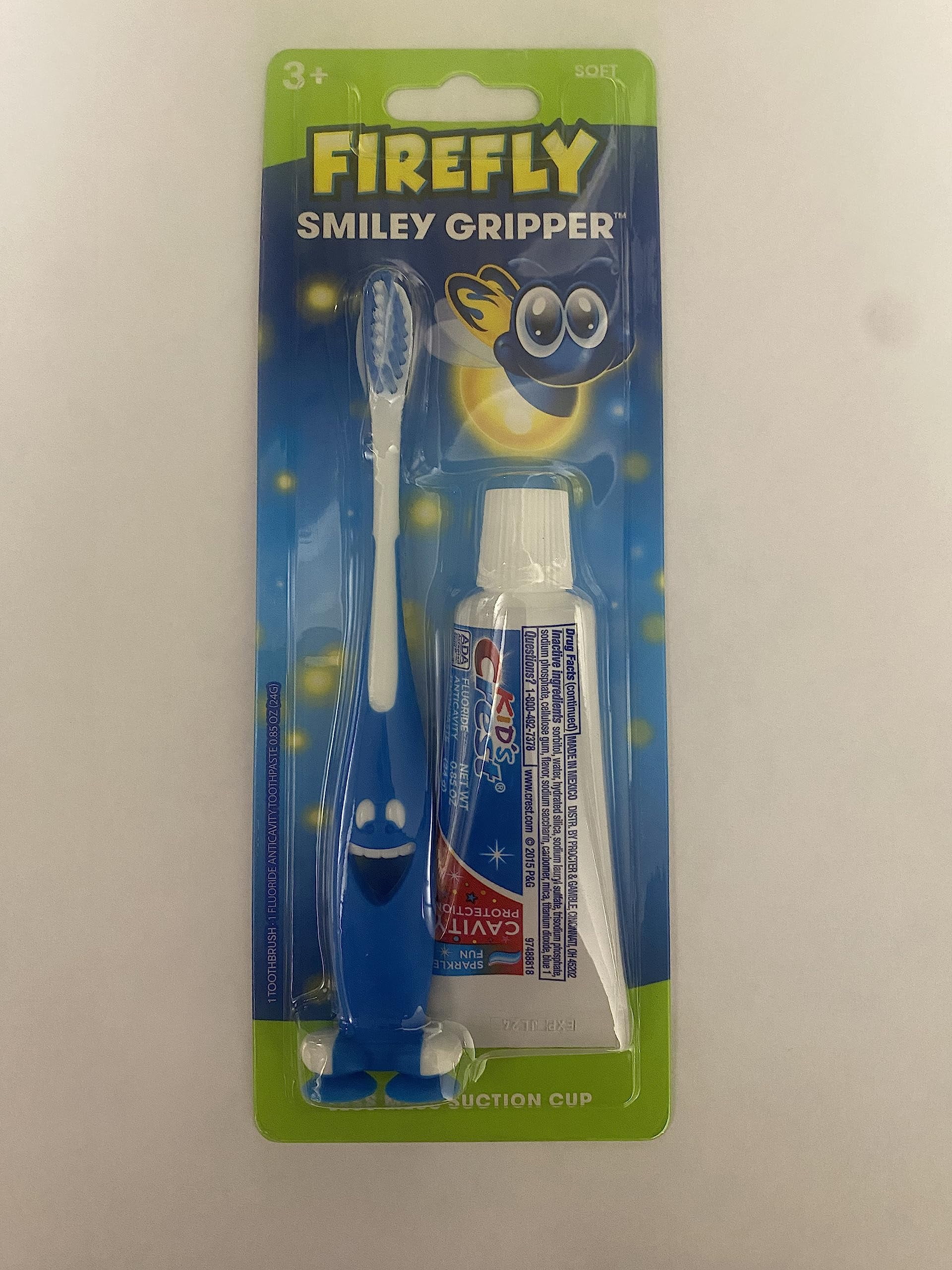 Dr. Fresh Dr. Fresh Smiley Gripper Toothbrush with Kid's Crest ...