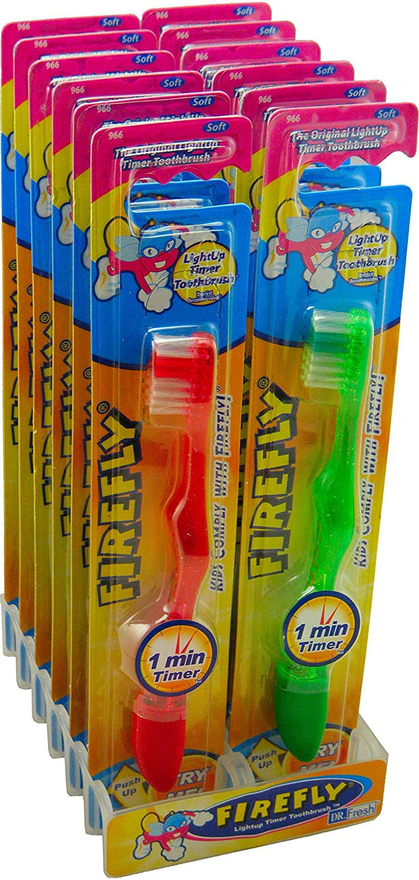 Dr. Fresh Firefly, The Original Flashing Light Up Timer Toothbrush for ...