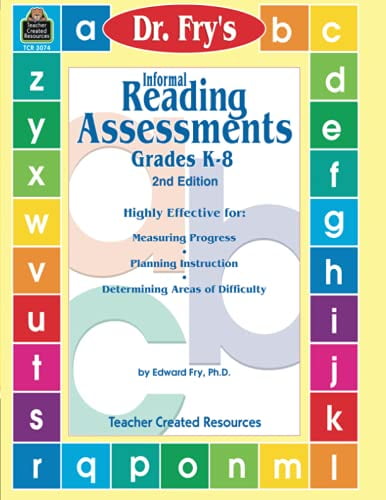 Pre-Owned Informal Reading Assessments by Dr. Fry Dr. Frys Informal ...