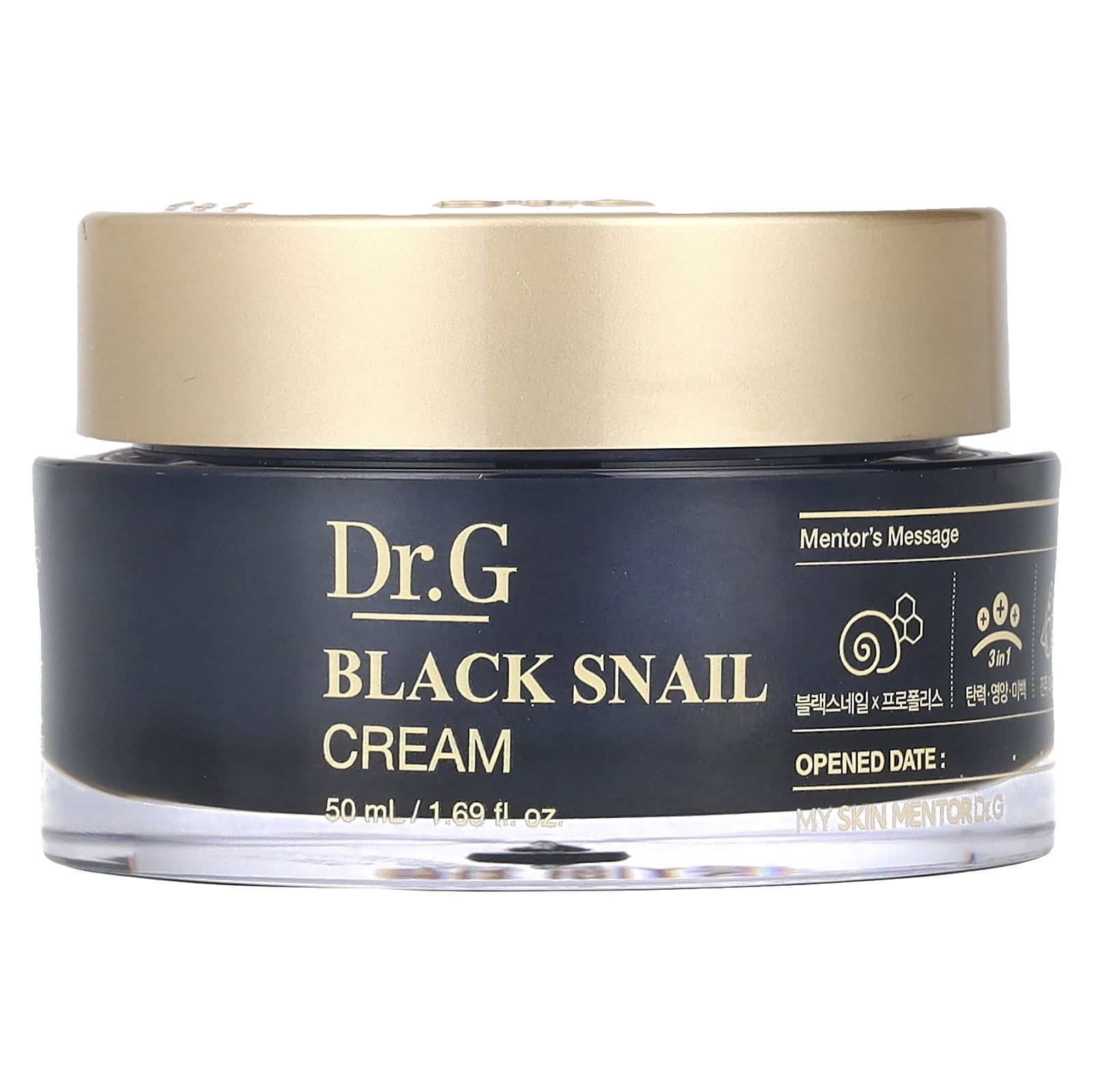 Dr. G Black Snail Cream, 1.69 fl oz (50 ml) - Walmart.com