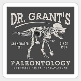 Dr. Grant'S Paleontology Sticker Phone Decal Water Bottle Stickers Car ...