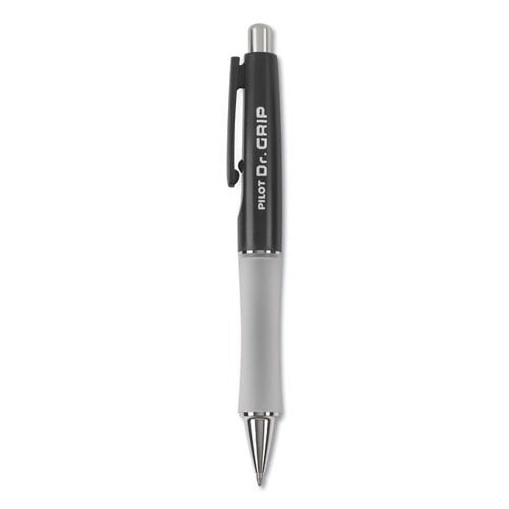 Dr. Grip Ballpoint Pen, Retractable, Medium 1 mm, Black Ink, Black ...