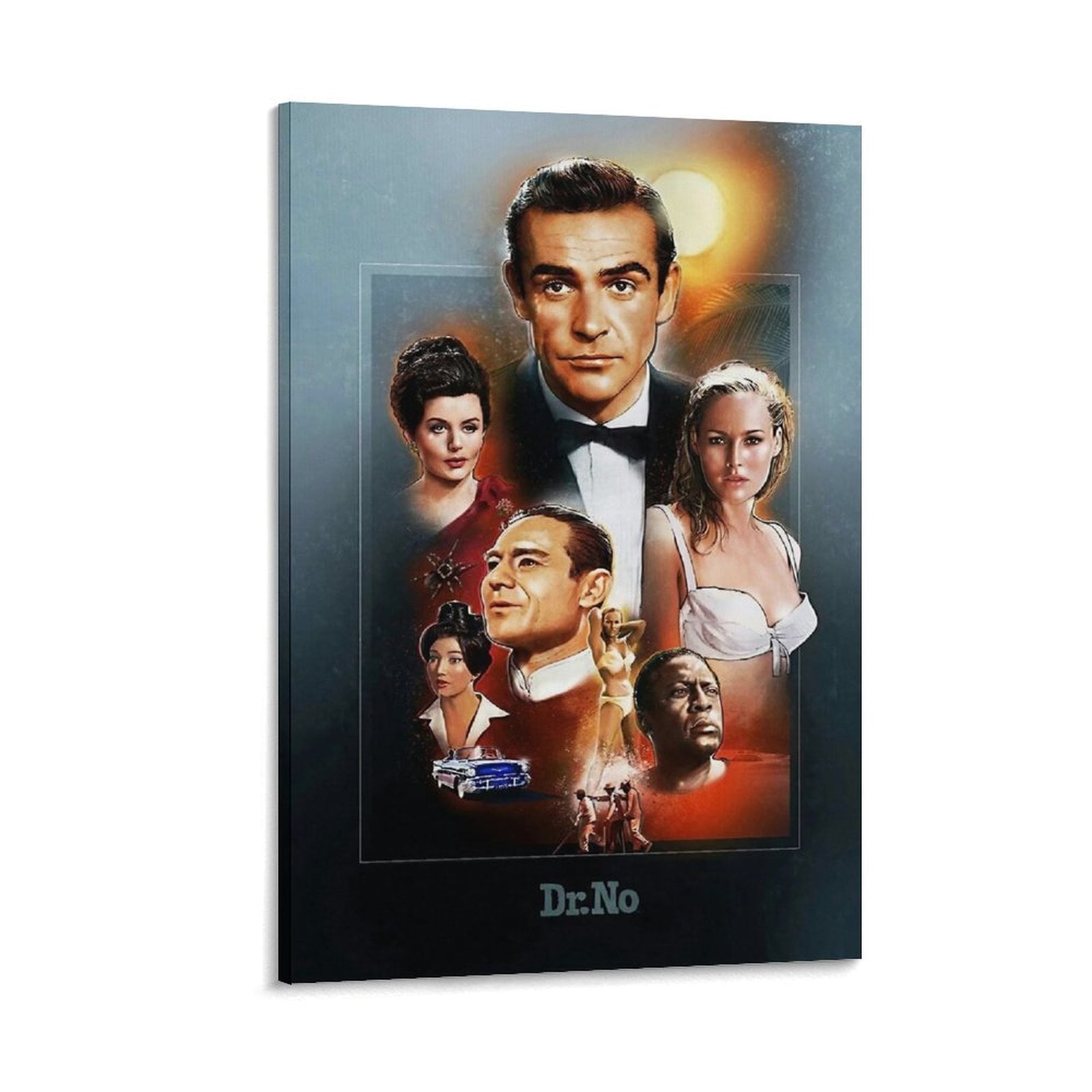 Dr. No James Bond Movie Poster Print (1) Canvas Wall Art Prints Poster ...