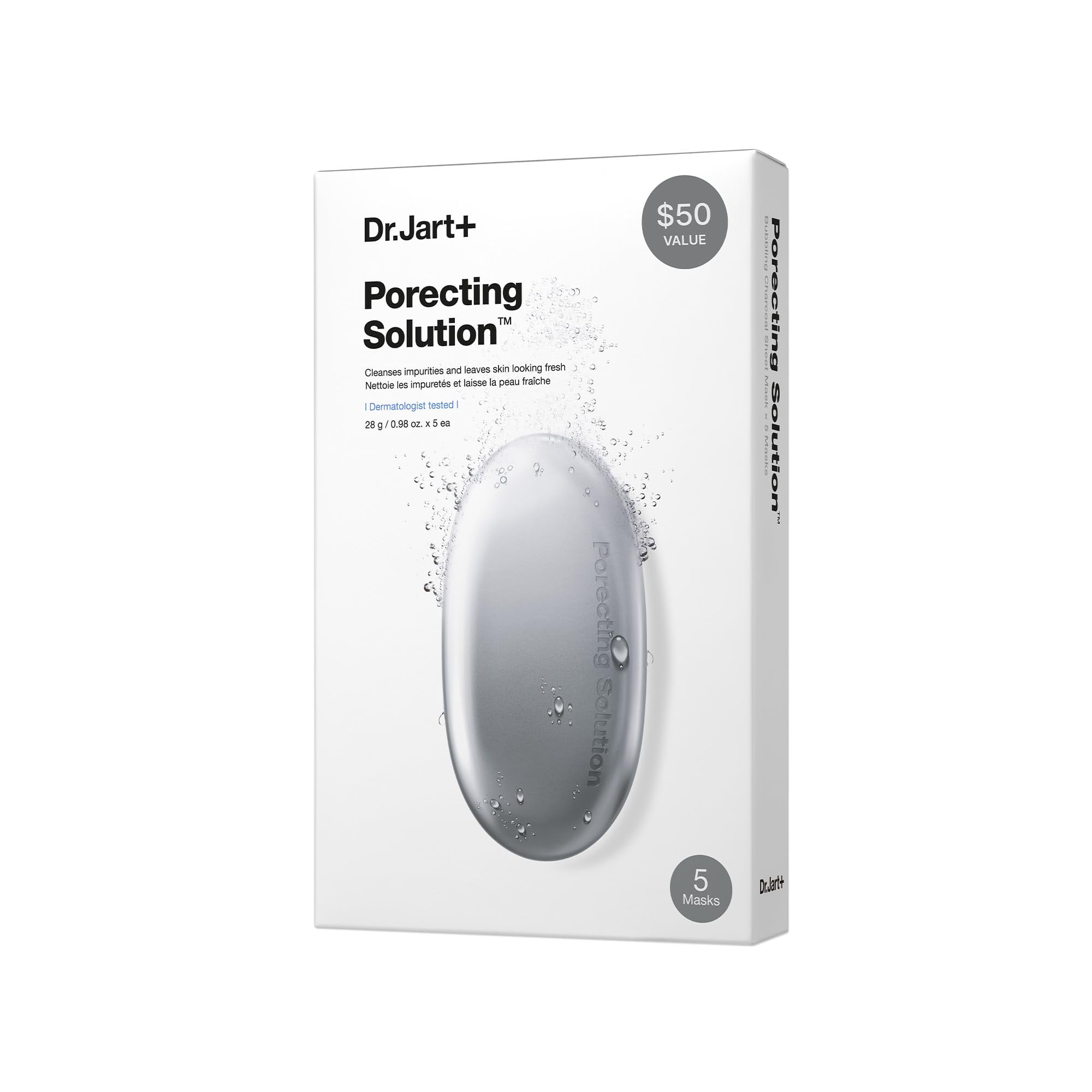 Dr.Jart+ Dermask Porecting Solution Face Mask | Sheet Mask for Oily ...