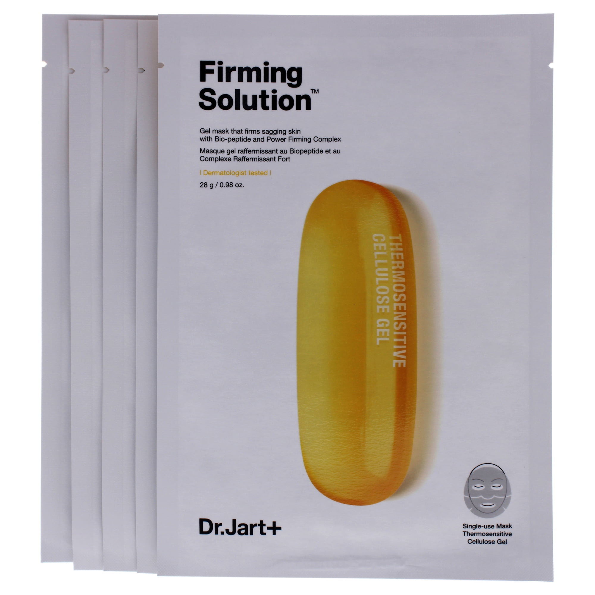 Dr. Jart+ Unisex Firming Solution Gel Mask for Youthful Skin Elasticity ...