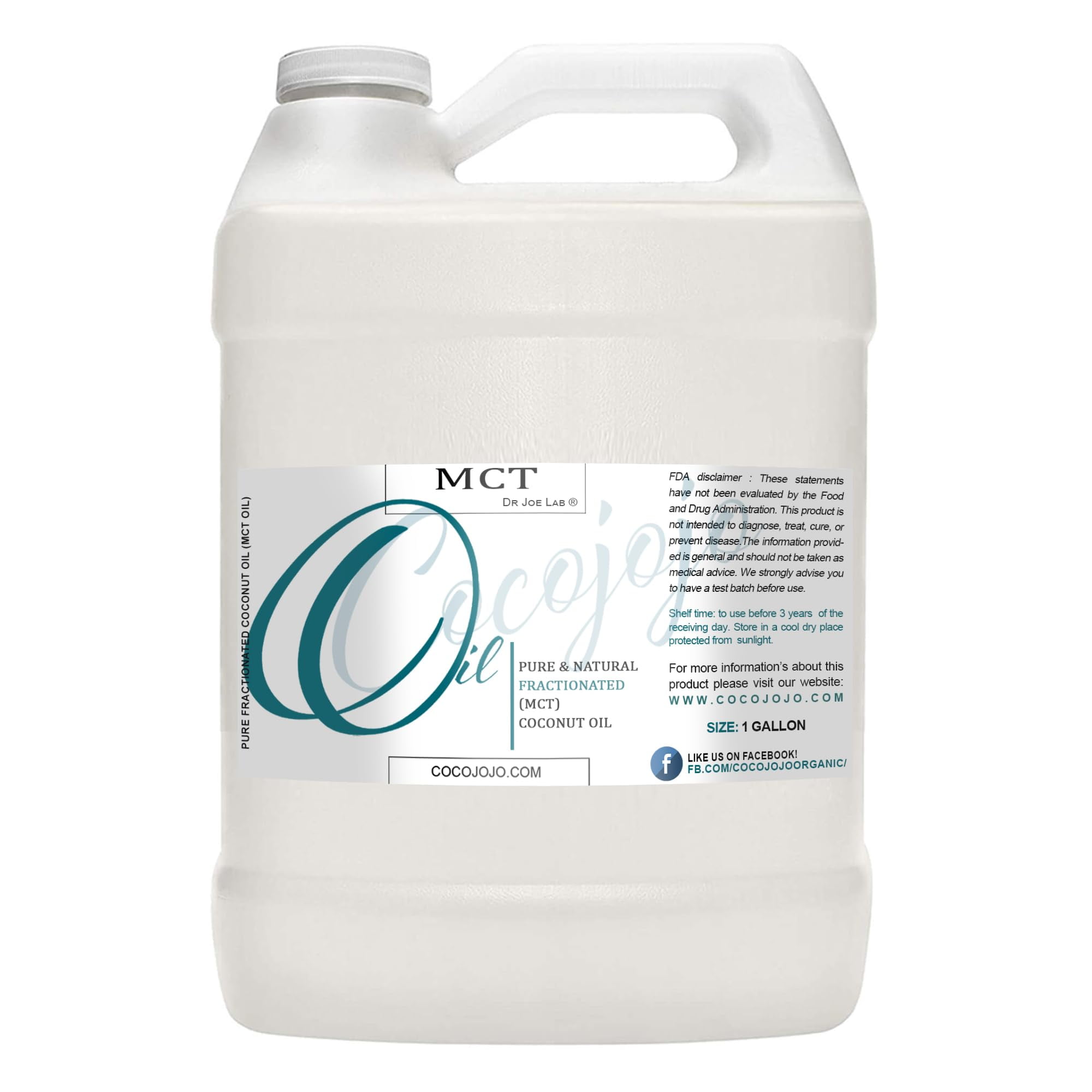 Dr Joe Lab MCT MSF2 Oil - Pure, Fractionated Coconut, Medium Chain ...