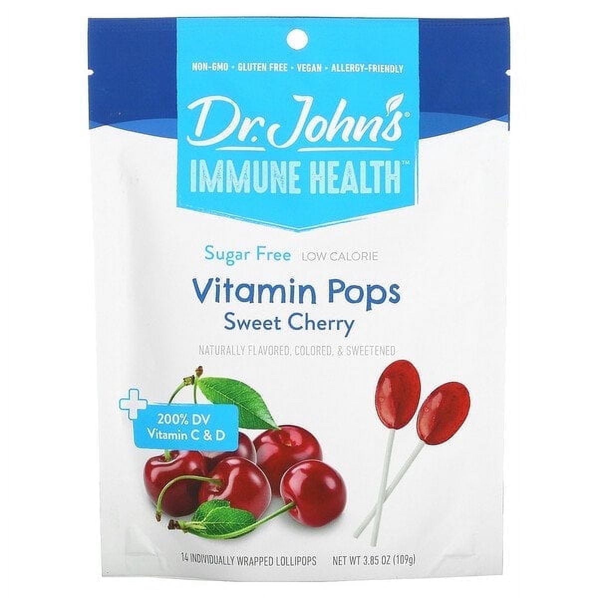 Dr. John's Healthy Sweets, Immune Health, Vitamin Pops, + 200% DV ...
