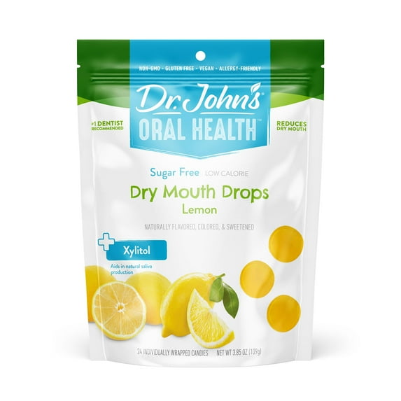 Dr. John’s Oral Health MFF30 Sugar Free Candy, Healthy Dry Mouth Drops ...