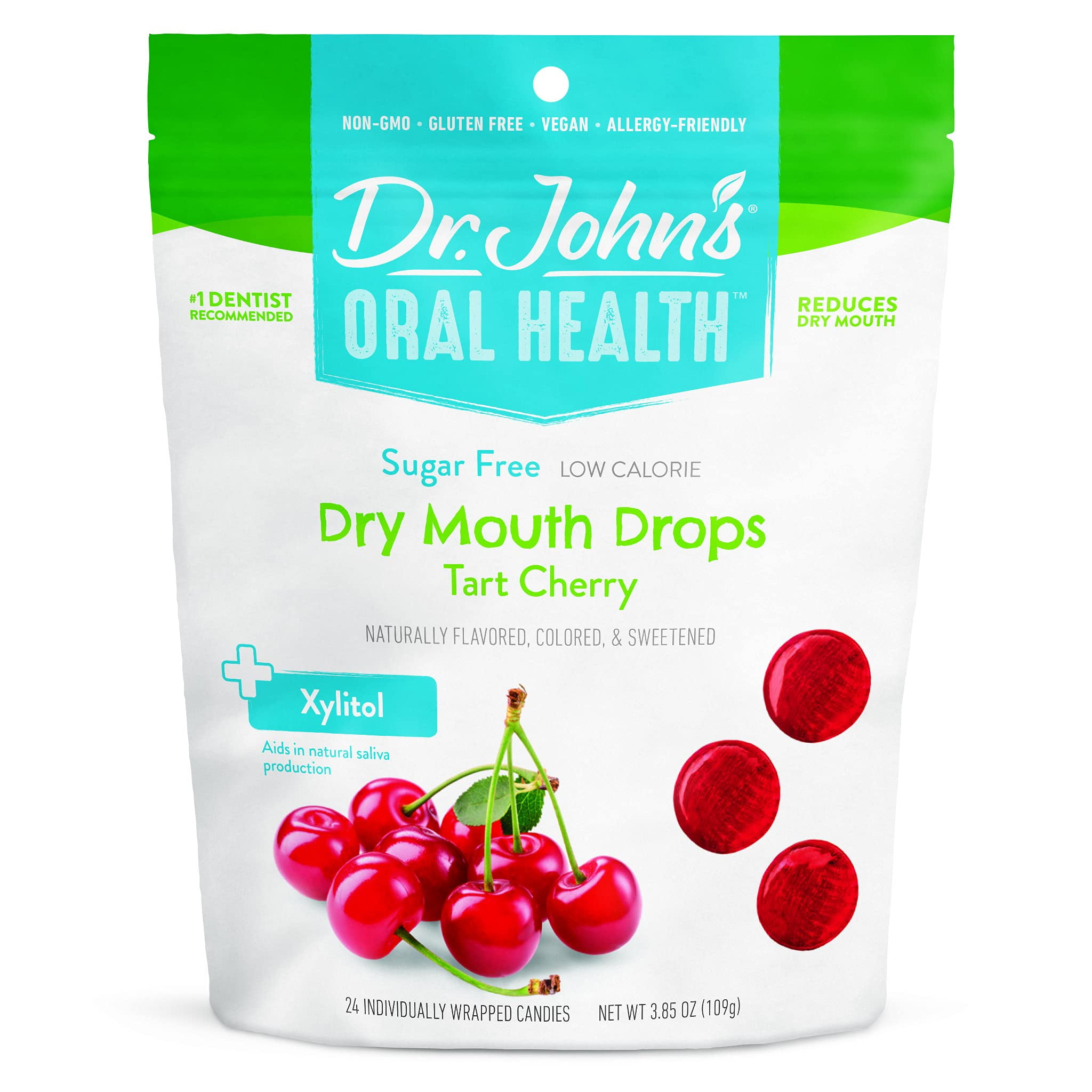 Dr. John’s OralEGSC Health Sugar Free Candy, Healthy Dry Mouth Drops ...