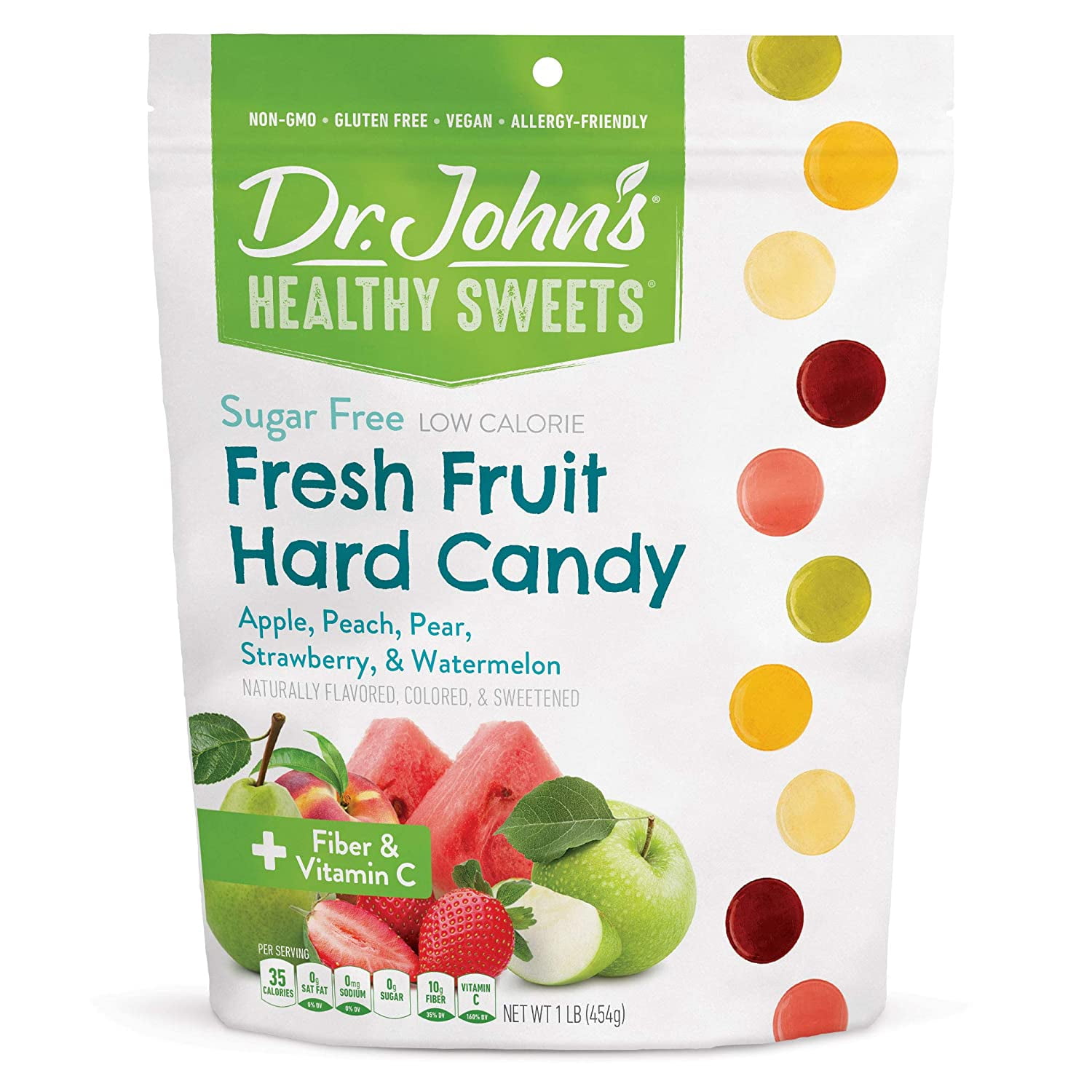 Dr. John’s Sugar Free Candy, Healthy Hard Candy with Zero Sugar, Low ...