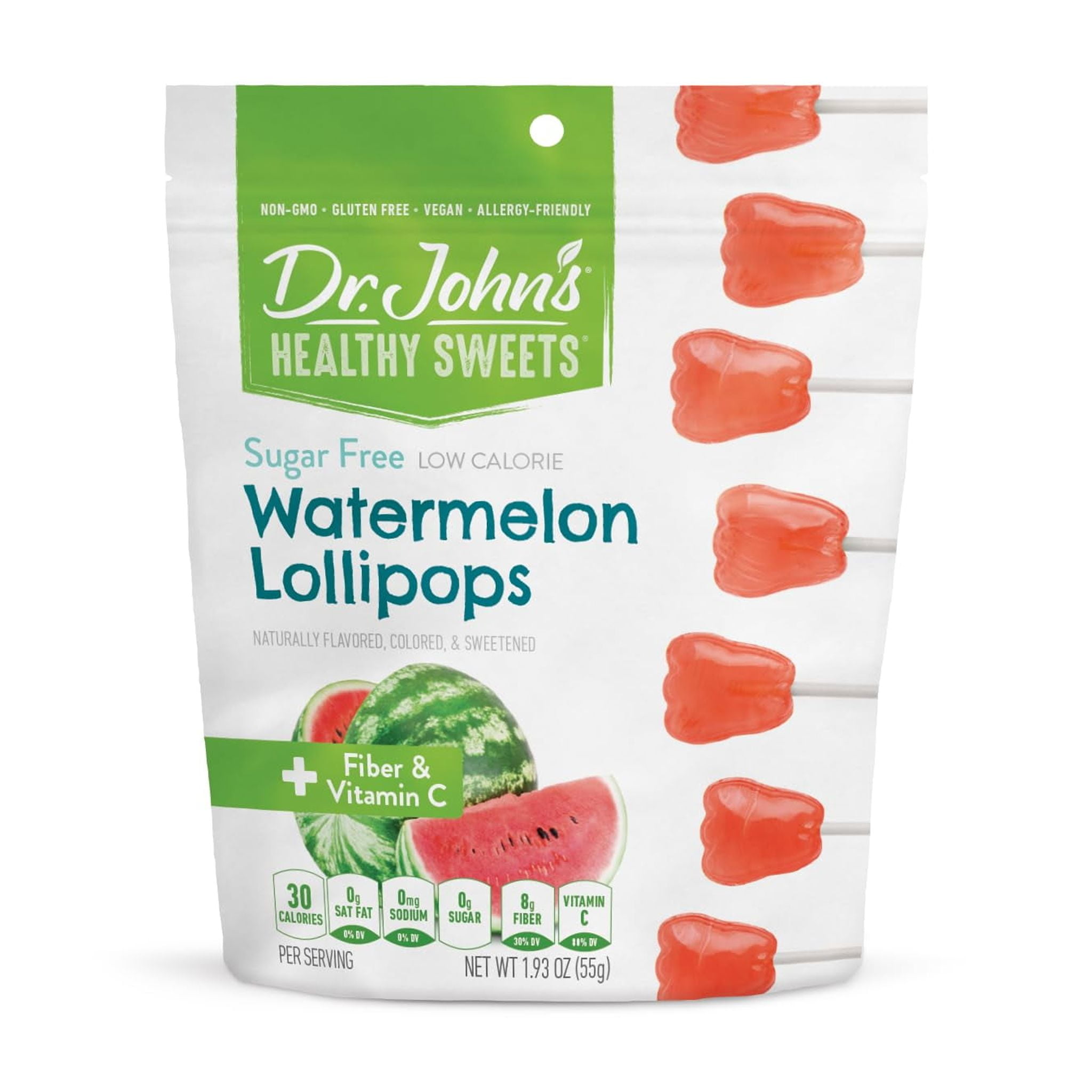 Dr. John’s Sugar Free TSF6 Candy, Healthy Lollipops with Zero Sugar ...