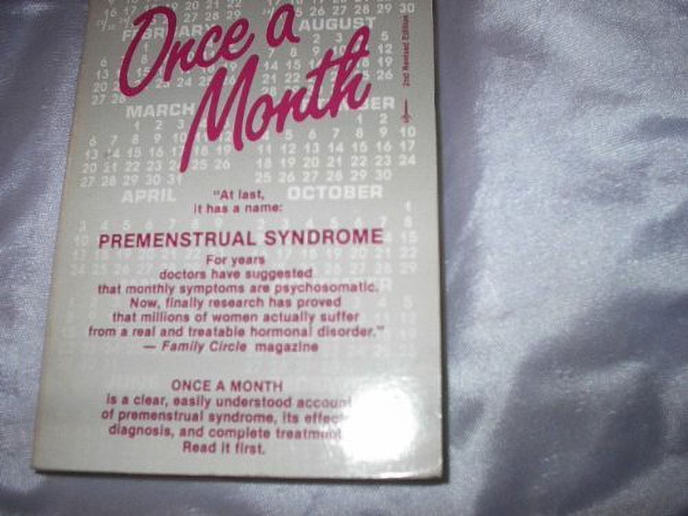 Pre-Owned Dr. Katharina Dalton's Once a Month: A Complete Guide to the ...