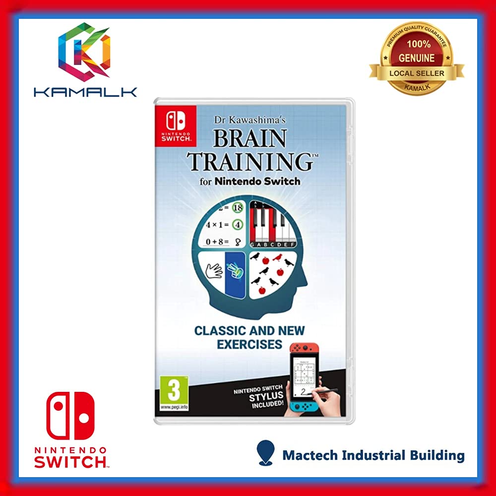 Dr Kawashimas Brain Training - Nintendo Switch - Walmart.com