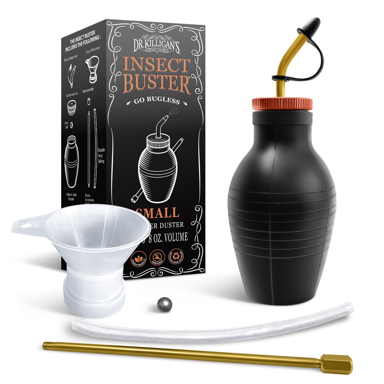 Dr. Killigan's The Insect Buster - Bulb Duster, Sprayer, Applicator ...