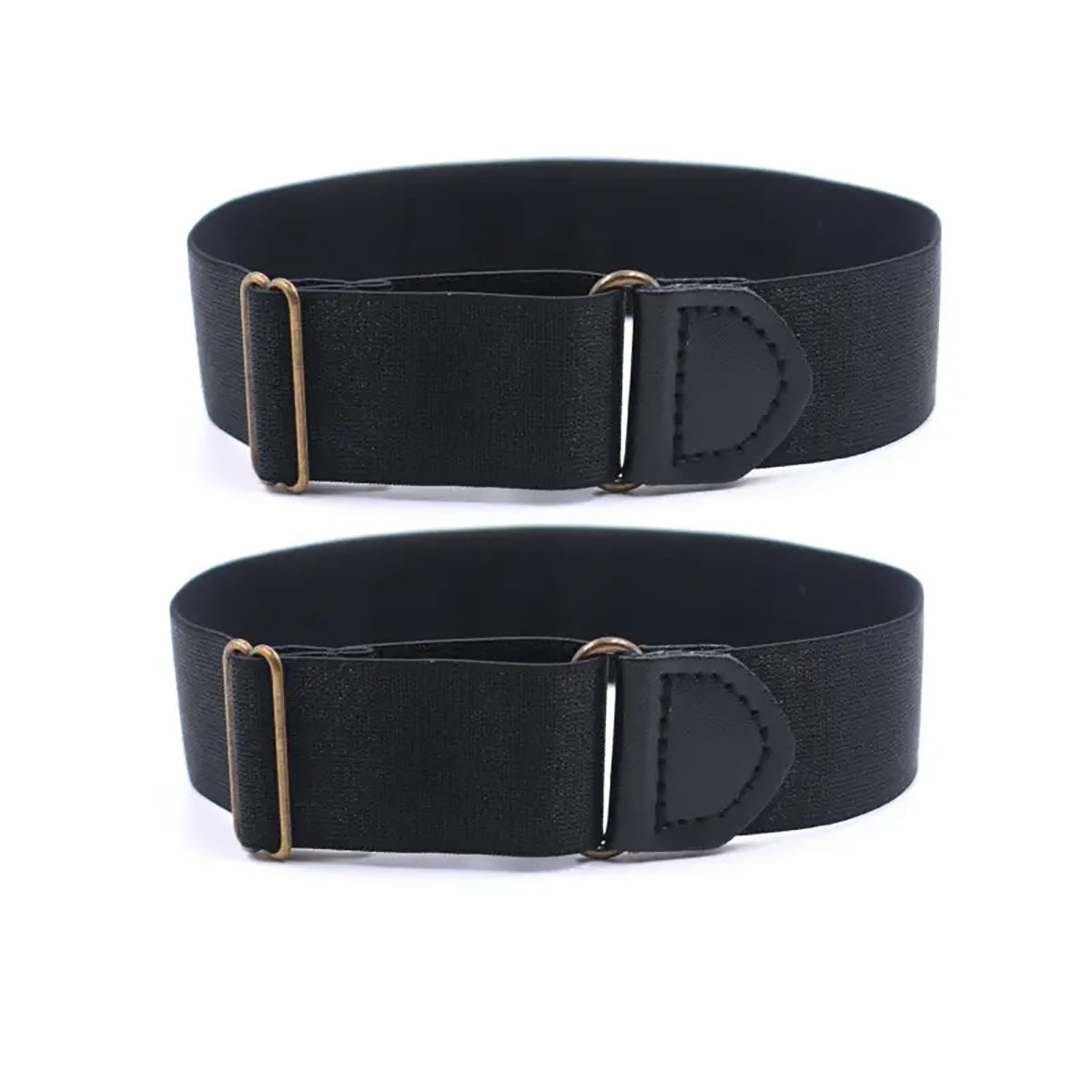 Dr.LPCGF 1Pair Adjustable Elastic Shirt Stays Arm Bands Garter Sleeve ...