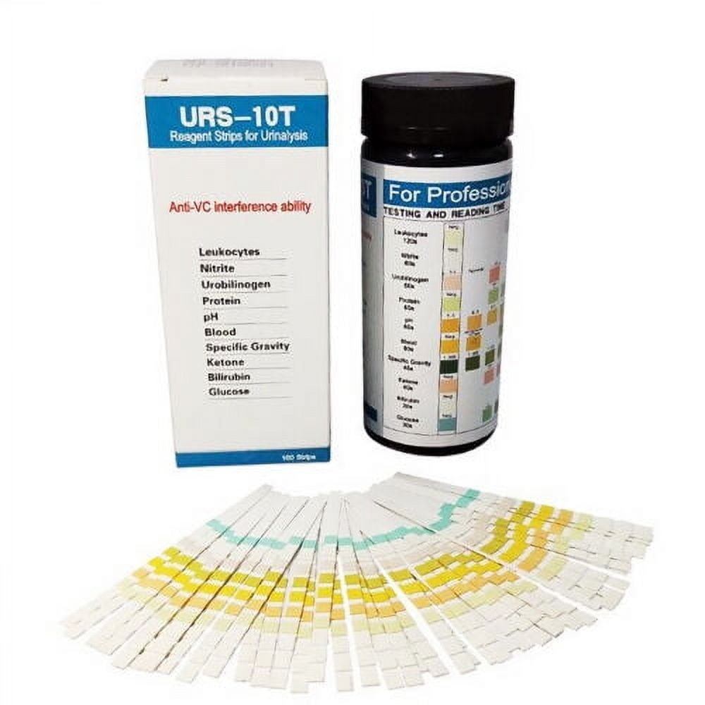 Dr.LPCGF URS-10 Urinalysis Reagent Test Paper Urine PH Test Parameter ...