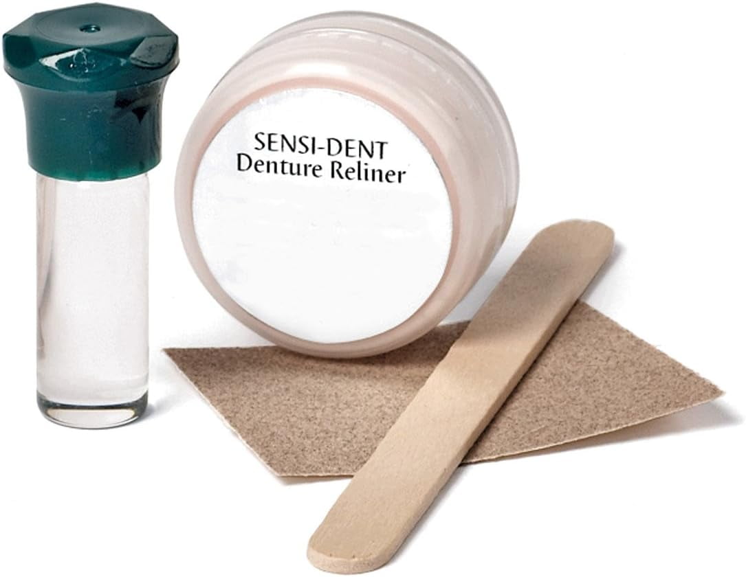 Dr. Leonard's Sensi-Dent Denture Reliner Kit - Walmart.com