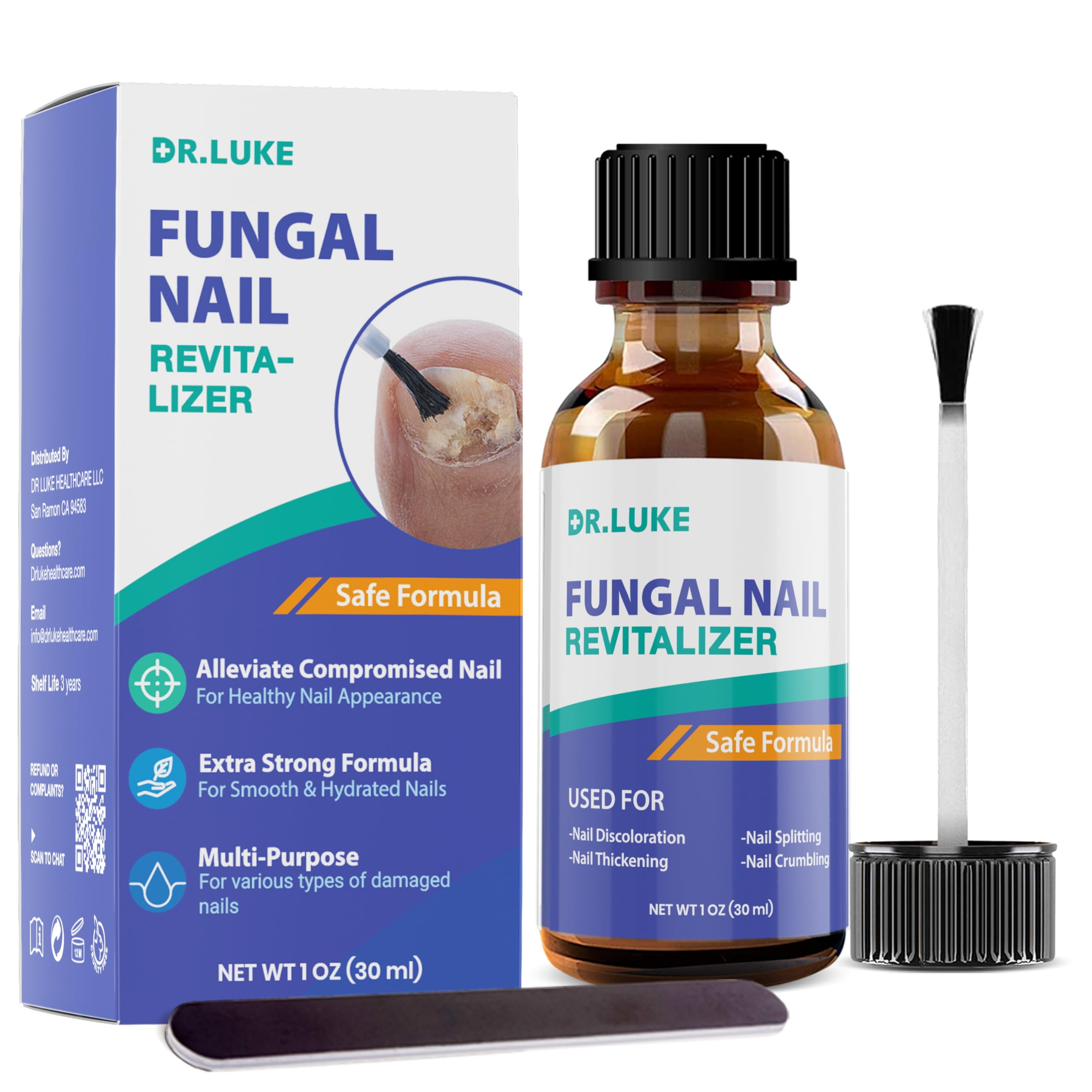 Dr. Luke Toenail Fungus KEF28 Revitalizer Tough on Nails: Nail Fungus ...