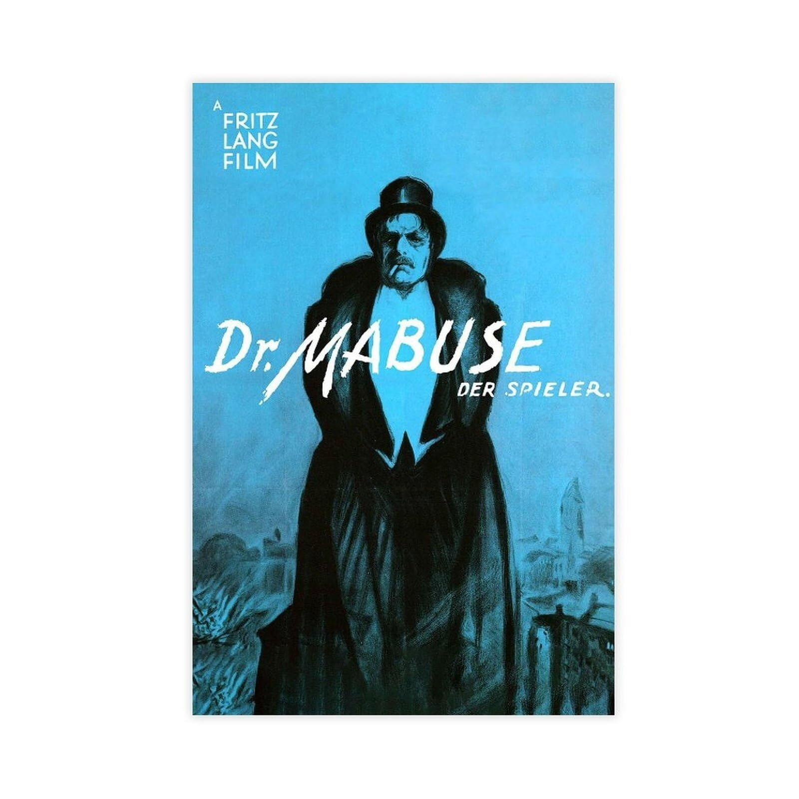 Dr. Mabuse The Gambler Canvas Poster Wall Art Decor Print Picture ...