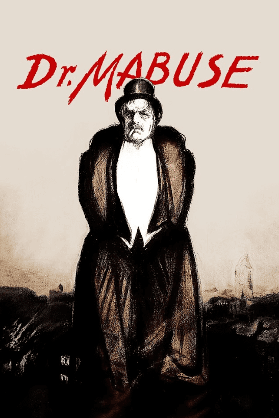Dr. Mabuse, the Gambler 1922 Movie Poster 24x36 - Silent Film Classic ...