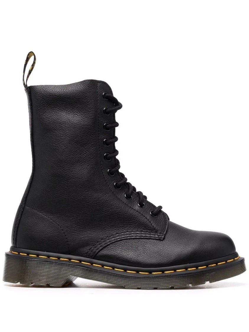 Dr. Martens 1490 Virginia Booties Black (Women's) - Walmart Business ...