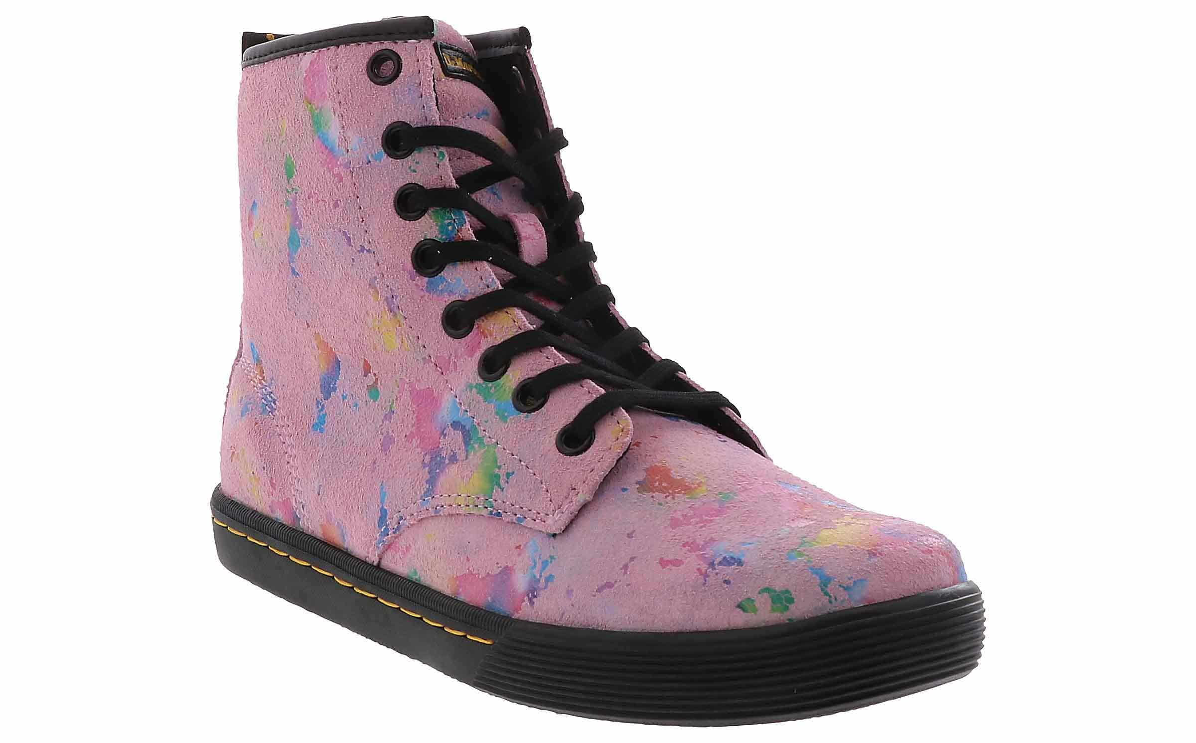 Dr Martens Doc Marten Sheridan Combat Boot | 27429650 Pink - Walmart.com