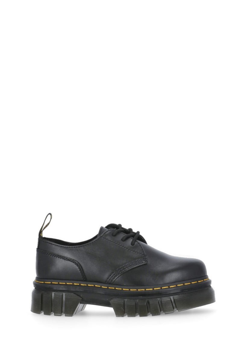 Dr. Martens Female Audrick 3-Eye Loafers Black Sizes IT 34-50 2/3 ...