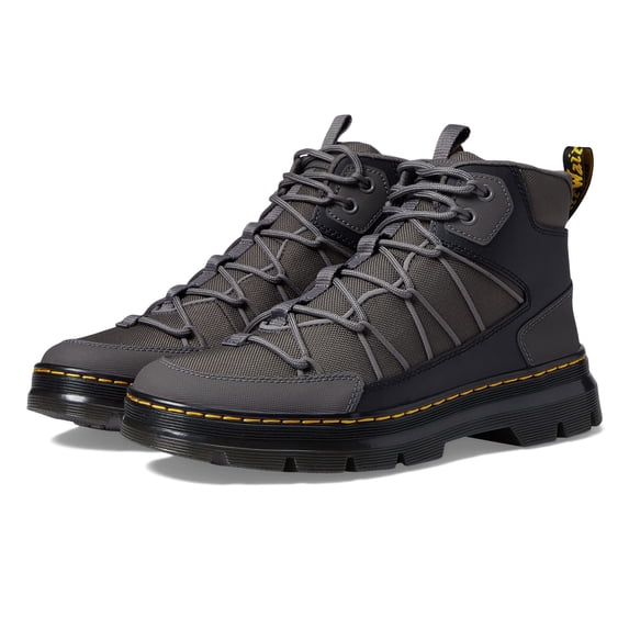 Dr. Martens Unisex Buwick 6 Tie Boot Fashion, Gunmetal Extra Tough 50/ ...
