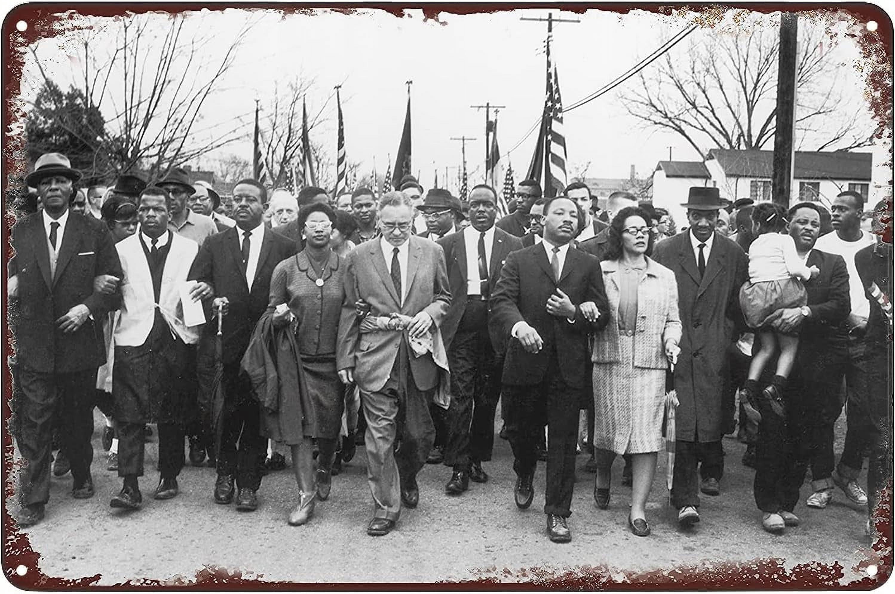 Dr Martin Luther King Jr MLK Civil Rights March On Selma Metal Signs ...