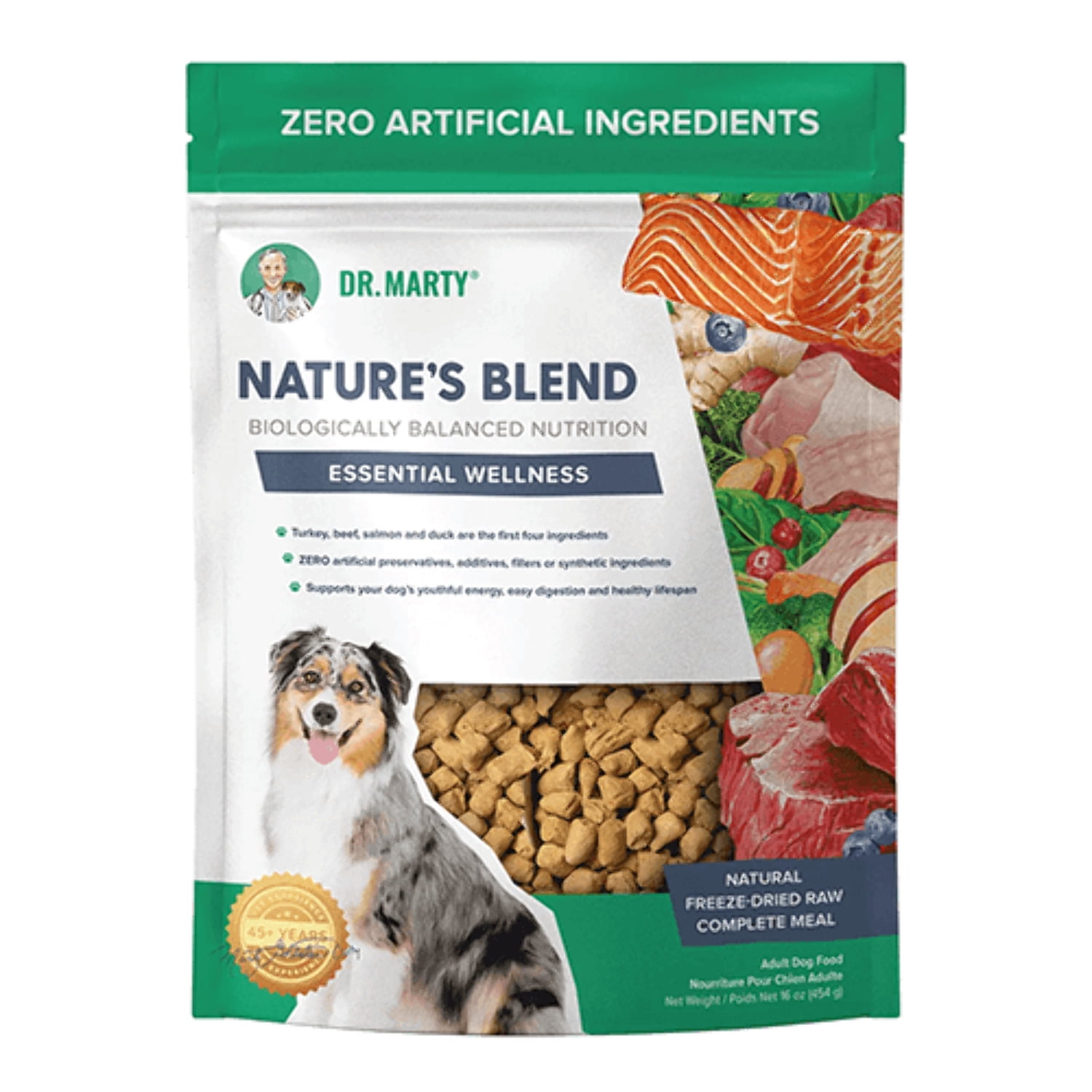 Dr. Marty Nature'S Blend Essential Wellness Freeze Dried Raw Adult Dog ...