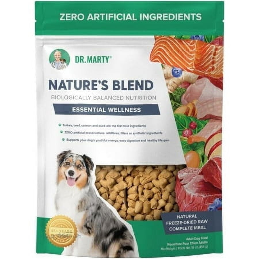 Dr. Marty, Nature's Blend Wellness, 16oz, Freeze Dried Raw Dog Food ...