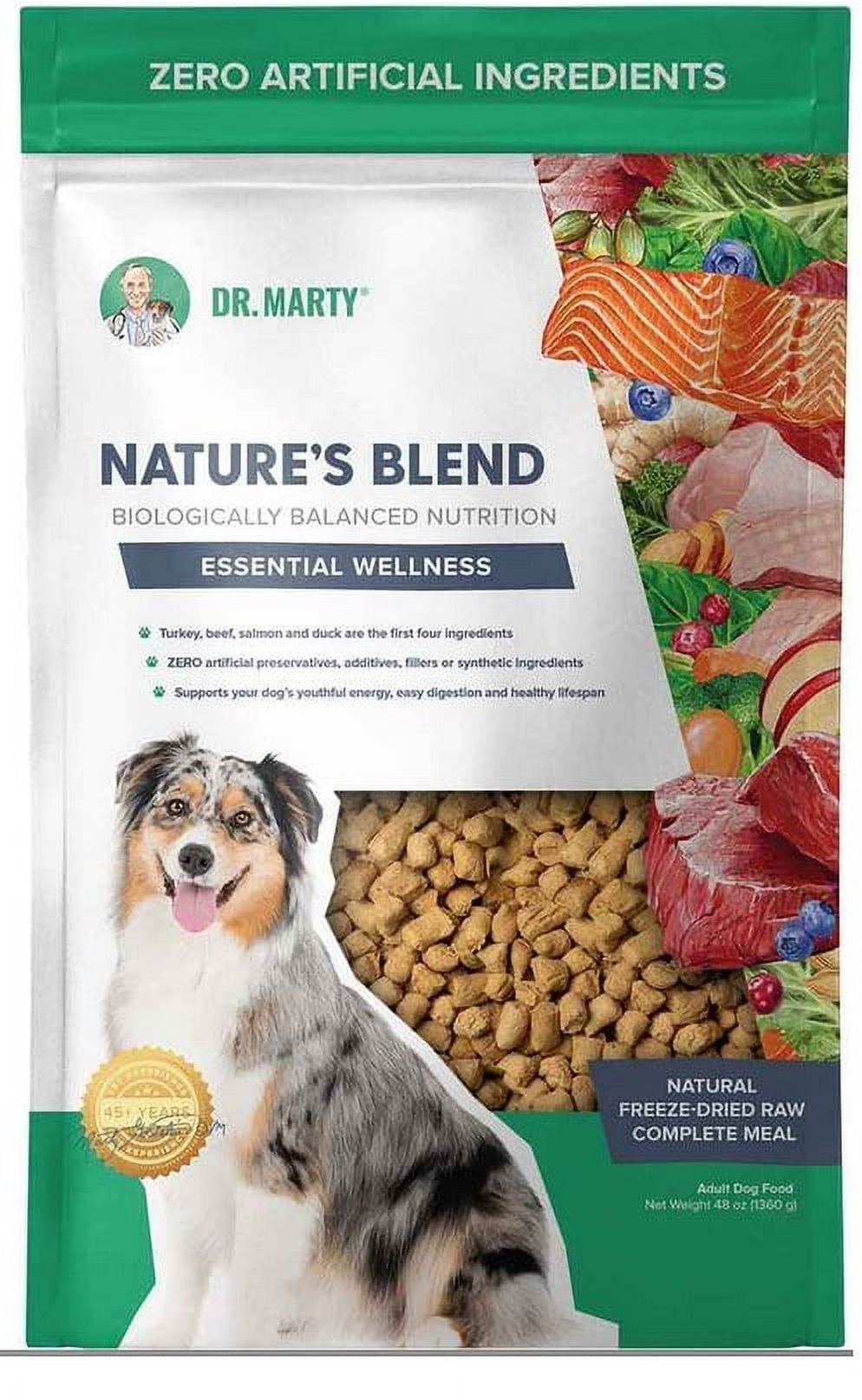 Dr. Marty Nature's Blend Small Breed Freeze-Dried Raw Dog Food, Meat ...