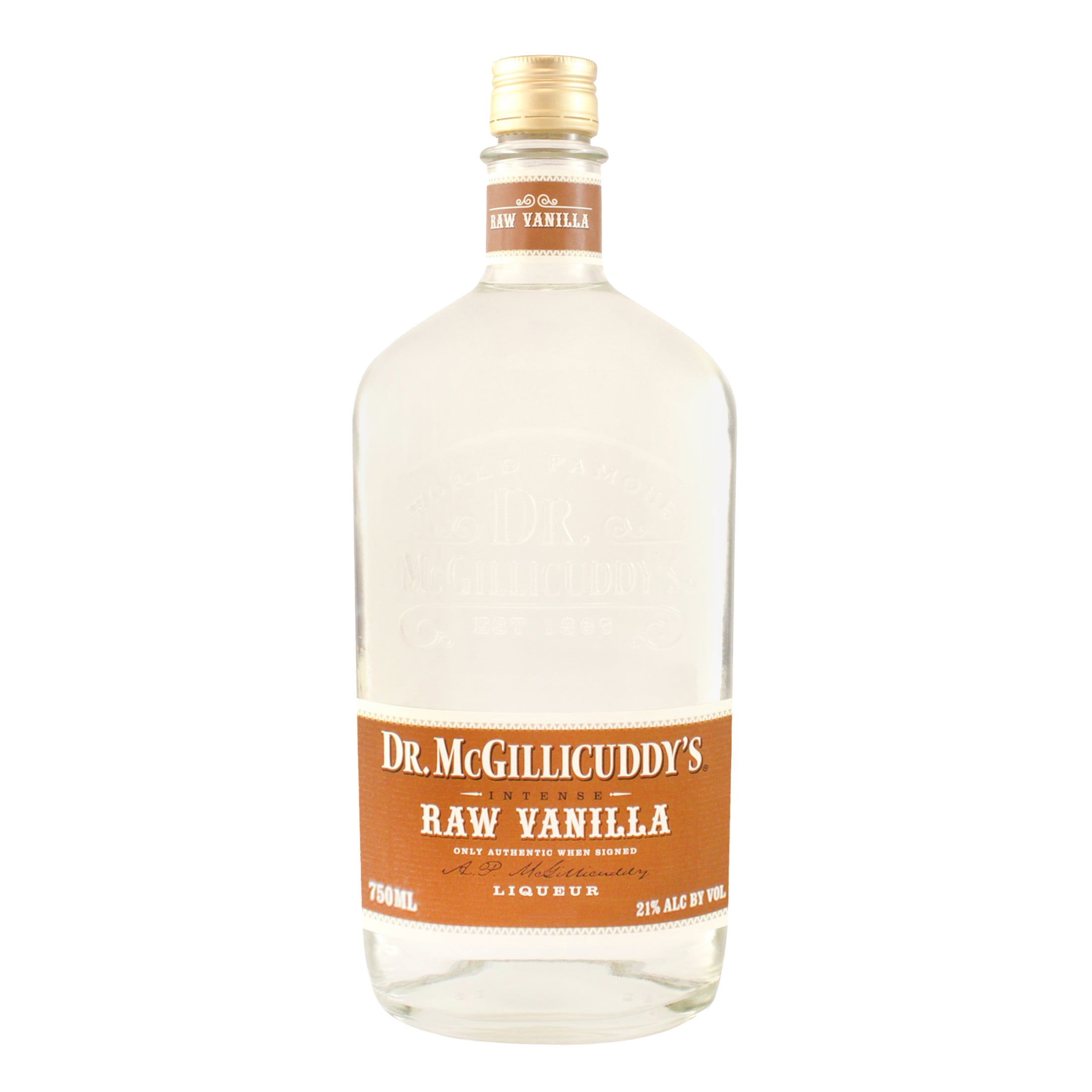 Dr. McGillicuddy’s Raw Vanilla Liqueur, 750ml Liquor, 21% Alcohol ...