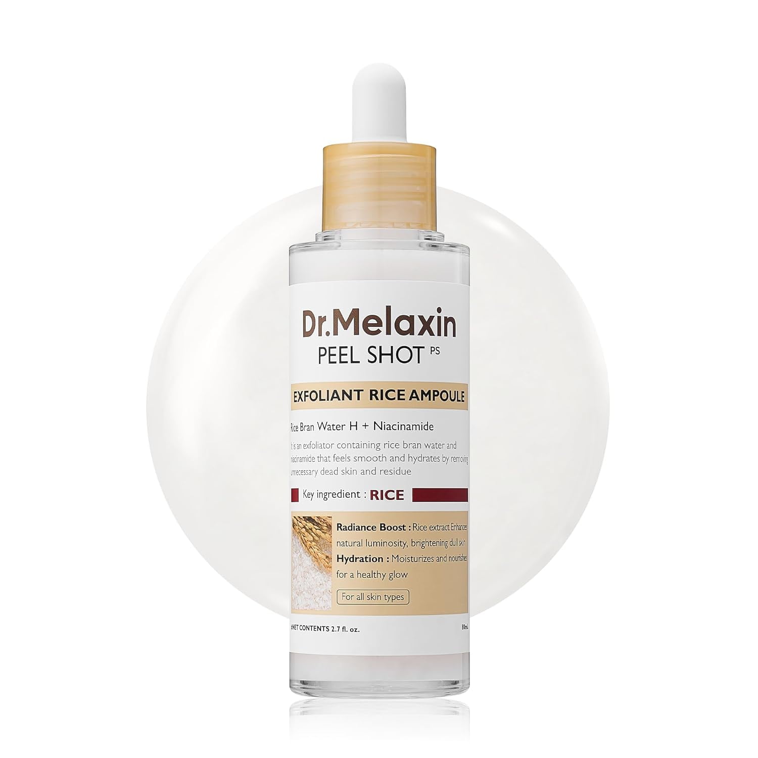 Dr.Me@laxin Peel Shot Glow White Rice Peeling - Walmart.com