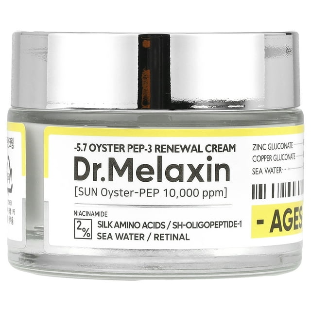 Dr.Melaxin Oyster Pep-3 Renewal Cream , 1.69 fl oz (50 ml) - Walmart ...