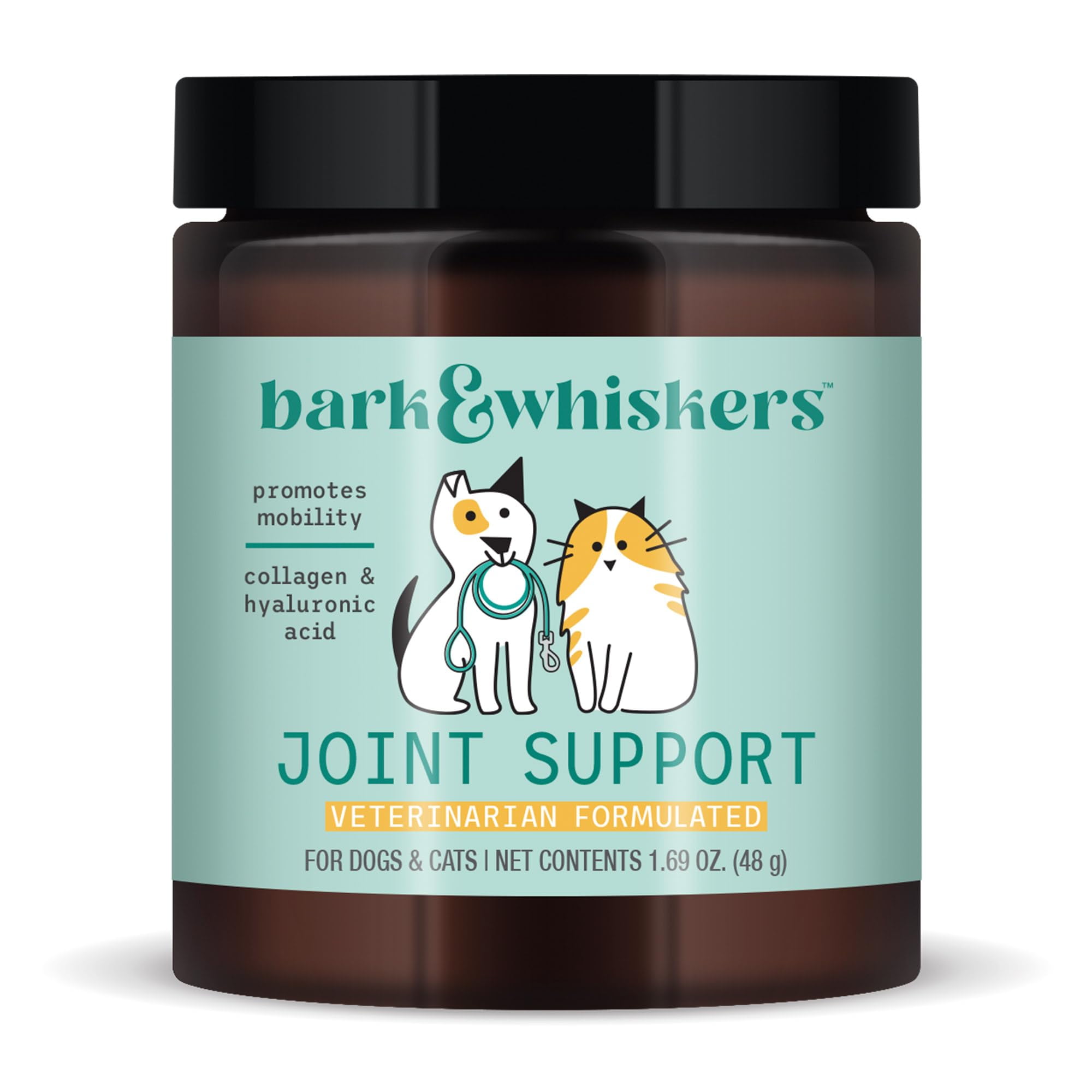 Dr. Mercola Bark & Whiskers Joint Support for Dogs & Cats, 1.69 Oz. (48 ...