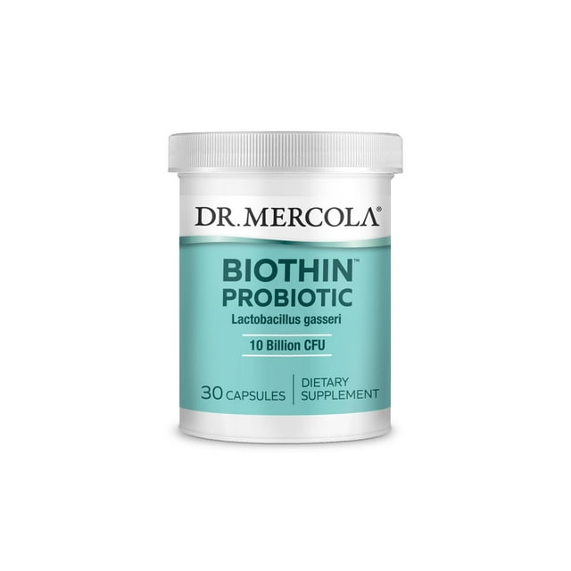 Dr. Mercola Biothin Probiotic 10 Billion CFU Dietary Supplement, 30 ...