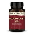 Dr. Mercola Blood Boost with Iron, 30 Capsules 7.5 mg Iron, Non-GMO ...