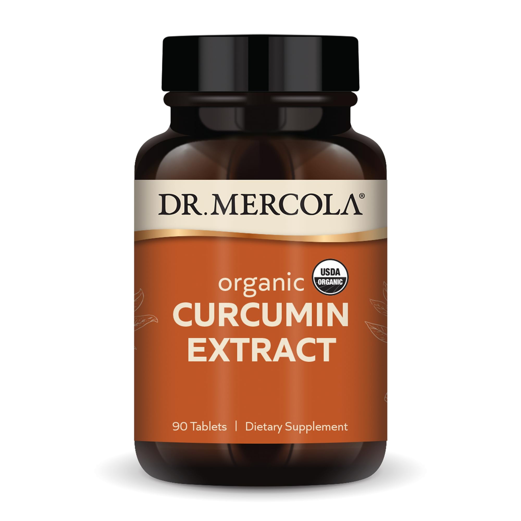 Dr. Mercola Organic Curcumin Extract, 90 Servings (90 Tablets), Dietary ...