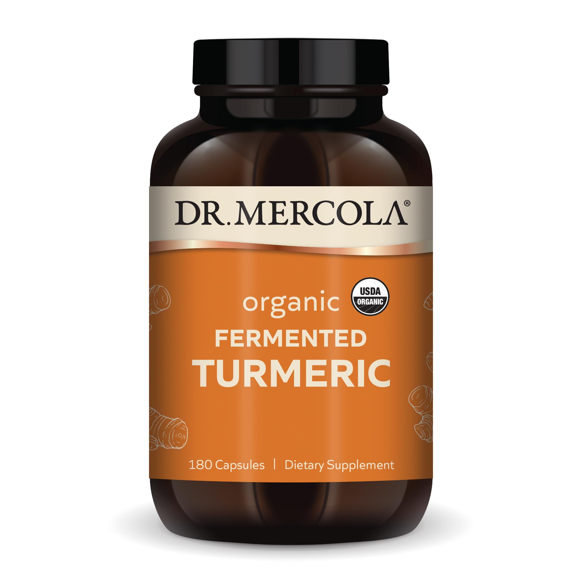 Dr. Mercola Organic Fermented Turmeric - 370 mg Fermented Turmeric ...
